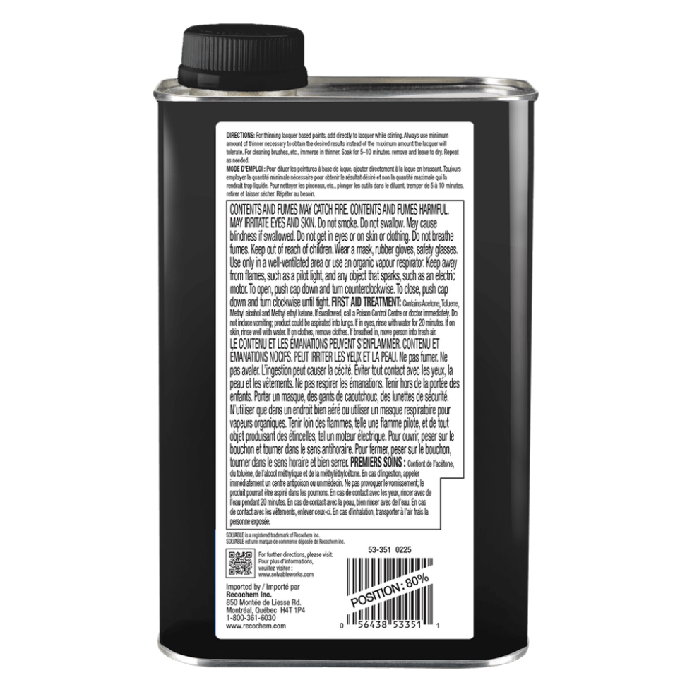 Lacquer Thinner | PRO | SOLVABLE® Works