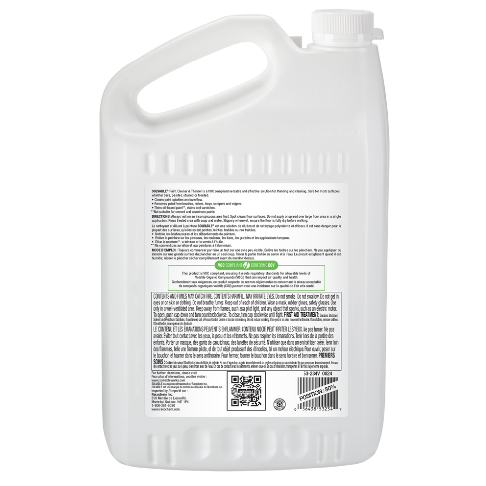 Paint Cleaner & Thinner | DIY | SOLVABLE® Works
