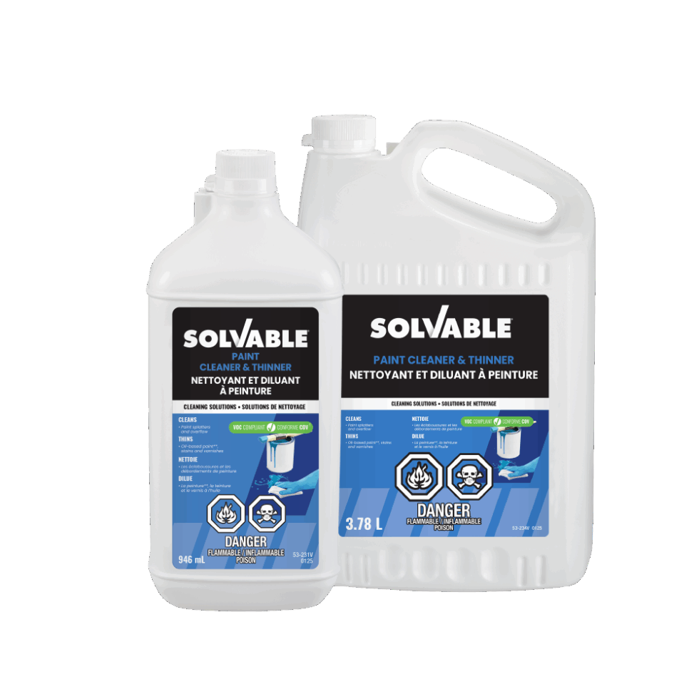 Paint Cleaner & Thinner | DIY | SOLVABLE® Works