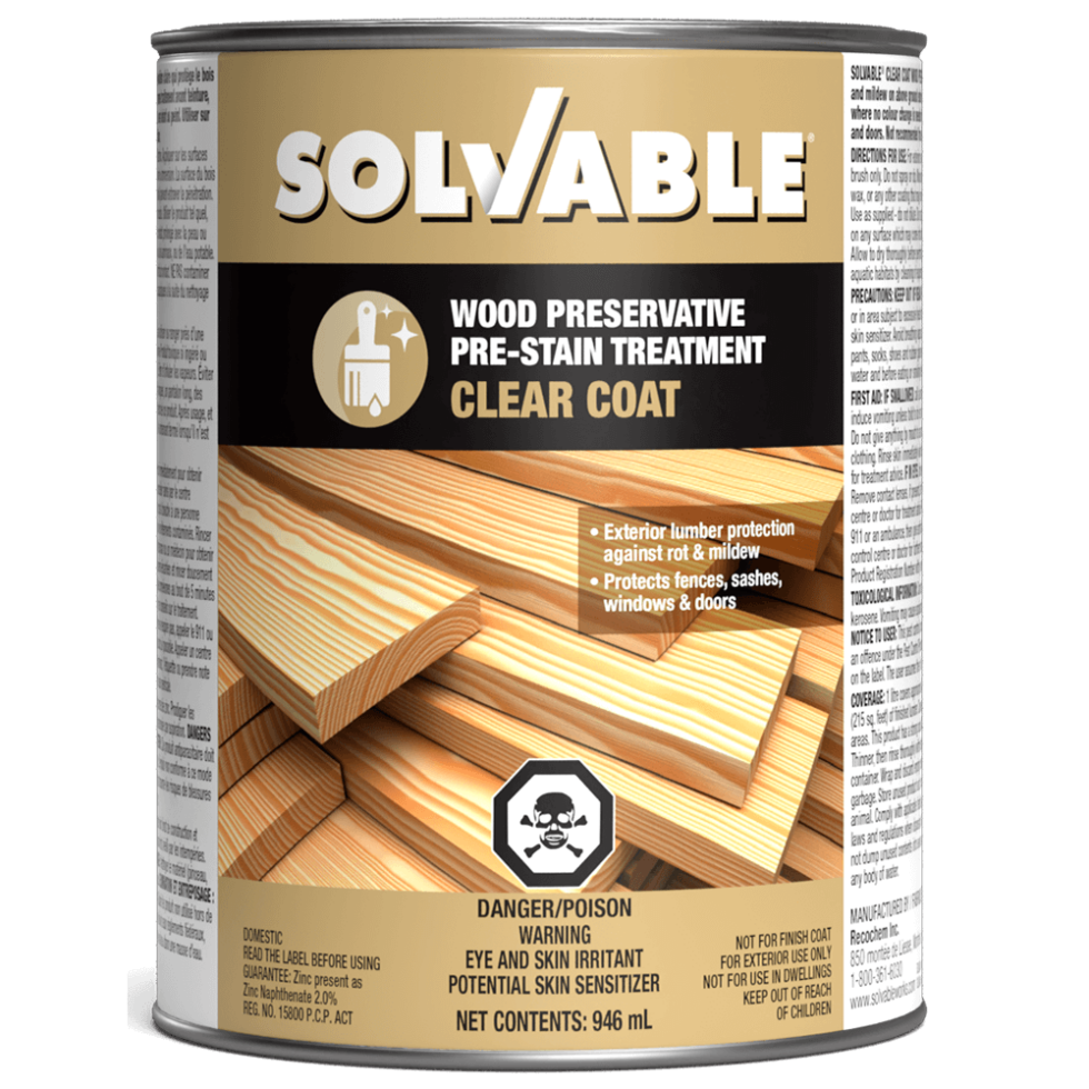 Clear Coat Wood Preservative | DIY | SOLVABLE® Works